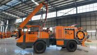 China Robotic Shotcrete Machine 45Kw Air Compressor Cummins Engine and 11t Weight for Construction for sale