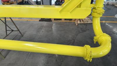China Construction HG12 Concrete Placing Boom With 360° Slewing Angle And 133mm Pipe Diameter for sale