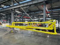 China 12m Max Horizontal Reach Versatile Concrete Boom Placer with 133mm Pipe Diameter and 0-85° Elevation Angle for sale