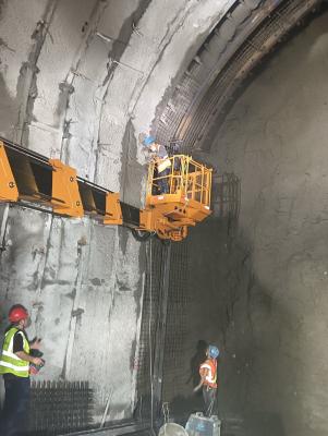 China High Capacity Arch Assembly Machine for Tunnel - 12m Height, 1500Kg Load for sale
