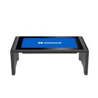 China 43 Inch Interactive Touch Screen Table with Capacitive Touch Screens and 1920x1080 Resolution Smart Coffee Table for sale