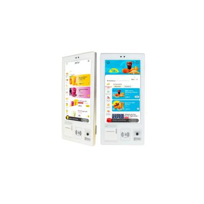 China 21.5 Inch Wall Mounted Touch Screen Self Service Kiosk with Capacitive Touch for Check In and Vending for sale