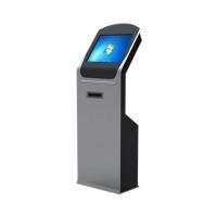 China 19 Inch Floor Standing Touch Screen Self Service Kiosk for Ticket Collecting with Interactive Display for sale