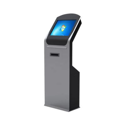 China 19 Inch Floor Standing Touch Screen Self Service Kiosk for Ticket Collecting with Interactive Display for sale