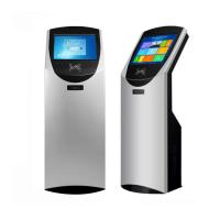China 19 Inch Floor Standing Touch Screen Self Service Kiosk for Ticket Collecting with Interactive Display for sale