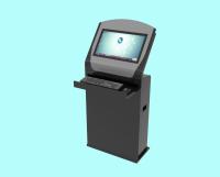 China 19 Inch Floor Standing Touch Screen Self Service Kiosk for Ticket Collecting with Interactive Display for sale