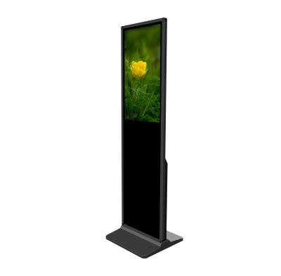 China 32 Inch Free Standing Capacitive Touch Screen Kiosk with Vertical Display and Card Reader for sale