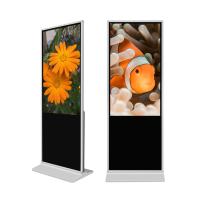 China 43 Inch HD LCD Vertical Indoor Digital Signage Display Touch Screen Kiosk for sale