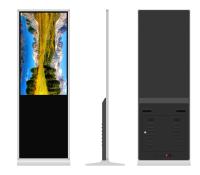 China 43 Inch HD LCD Vertical Indoor Digital Signage Display Touch Screen Kiosk for sale