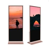 China 55 Inch Free Standing Touch Screen Kiosk with 1920x1080 Resolution and Infrared Touchscreen for Airport Self Check In for sale