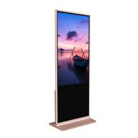 China 55 Inch Free Standing Touch Screen Kiosk with 1920x1080 Resolution and Infrared Touchscreen for Airport Self Check In for sale