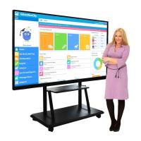 China 110 Inch Digital Interactive Whiteboard with 4K Ultra HD Display and Electromagnetic Pen for sale