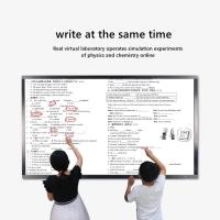 China 110 Inch Digital Interactive Whiteboard with 4K Ultra HD Display and Electromagnetic Pen for sale