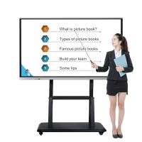 China 100 Inch 4K UHD Interactive Whiteboard with 20-Point Multi-Touch Smart Board for Classroom for sale