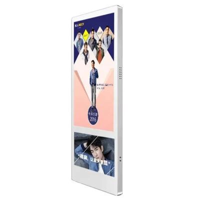 China 18.5+10.1inch LCD Wall Mounted Elevator Advertising Display with 50W Power and Aluminum Alloy Construction for Digital Signage for sale