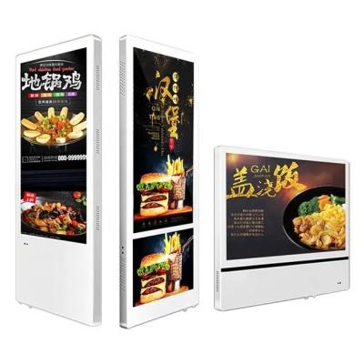 China 21.5 Inch + 11.6 Inch Elevator Advertising Display with 1920*1080 Resolution Aluminum Alloy and 178° Viewing Angle for sale