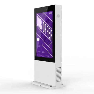 China Freestanding Outdoor Advertising Screen Display with High Brightness Wide Operating Temperature Range and Low Power Consumption for sale