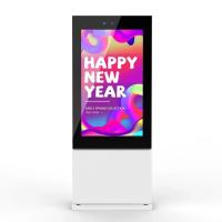 China Freestanding Outdoor Advertising Screen Display with High Brightness Wide Operating Temperature Range and Low Power Consumption for sale