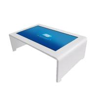 China 55 Inch Capacitive Interactive Touch Screen Table with 500 cd/m2 Brightness and 10 Touch Points for sale