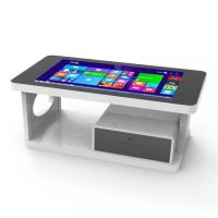 China 43 inch Windows 10 Interactive Touch Screen Table with Aluminum Alloy Frame for Business and Education for sale