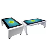 China 55 Inch Aluminum Alloy Interactive Touch Screen Table with 110W Power Consumption and Multi-Touch Display for sale
