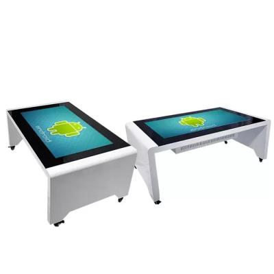 China 55 Inch Aluminum Alloy Interactive Touch Screen Table with 110W Power Consumption and Multi-Touch Display for sale