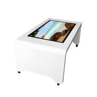 China 55 Inch Aluminum Alloy Interactive Touch Screen Table with 110W Power Consumption and Multi-Touch Display for sale