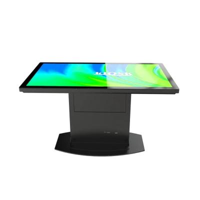 China 43-inch Interactive Touch Screen Table with Capacitive Touch and 1920x1080 Resolution Smart Coffee Table for sale