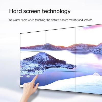 China 55 Inch LCD Splicing Wall with Infrared Touch Screen and 500cd/m2 Brightness for Commercial Video Wall Displays for sale