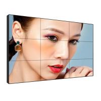 China 55 Inch LCD Splicing Wall with Infrared Touch Screen and 500cd/m2 Brightness for Commercial Video Wall Displays for sale