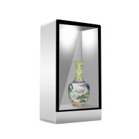 China 55 Inch Transparent LCD Showcase with 1920x1080 Resolution and 10 Points Touch Screen Display Cabinet for sale