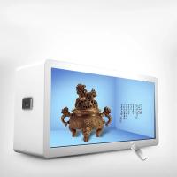 China 43 Inch Smart Transparent LCD Showcase with 1920*1080 Resolution and 450cd/m2 Brightness Digital Signage Box for sale