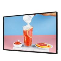 China 98 Inch Wall Mounted LCD Advertising Display with 1920 x 1080 Resolution and IP55 IP65 Protection for sale