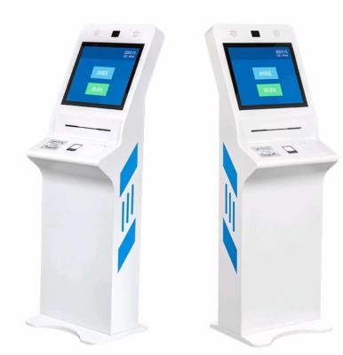 China 24 Inch Interactive Kiosk with Receipt Printer and ID Card Reader for Self-Service Applications for sale