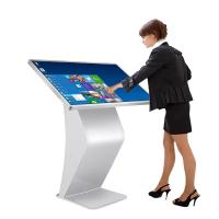 China 50 Inch 4K Resolution Touch Screen Digital Kiosk with Capacitive Touchscreen Display for sale