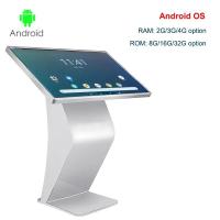 China 50 Inch 4K Resolution Touch Screen Digital Kiosk with Capacitive Touchscreen Display for sale