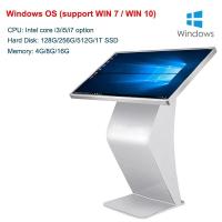 China 50 Inch 4K Resolution Touch Screen Digital Kiosk with Capacitive Touchscreen Display for sale