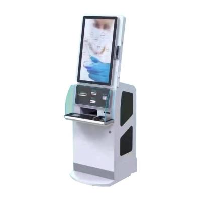 China 32 Inch Touch Screen Self Service Kiosk with 67W Power and Customizable Features for Hospital Check In for sale