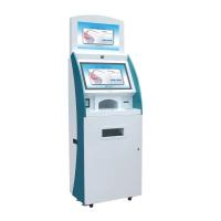 China 22 Inch Free Standing Touch Screen Kiosk with Capacitive Touch for Self Service Payment for sale