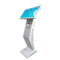 China 21.5 Inch Touch Screen Digital Kiosk with Thermal Printer and QR Code Scanner for Interactive Self-Service for sale