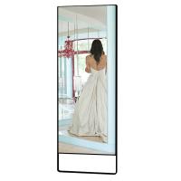 China 43 Inch Smart Fitness Mirror with Android 7.1 RK3288 and Customized Brightness LCD Advertising Display for sale