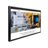 China 55 Inch Infrared Touch Screen Monitor Wall Mounted LCD Display with 10 Point Capacitive Touch for sale