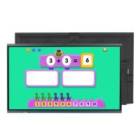 China 86 Inch Interactive Flat Panel with Built-in Speaker and 1920x1080 Resolution Digital Interactive Whiteboard for sale