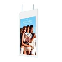 China 43 Inch Dual Screen High Brightness Advertising Display with 700 Nits Hanging Window Monitor for sale