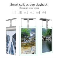 China 55 Inch Dual Screen High Brightness Advertising Display LCD Player with 1500 Nits Brightness for sale