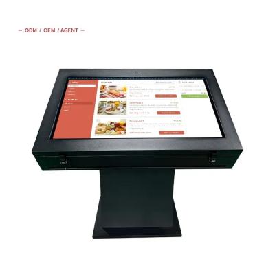 China 43 Inch Outdoor High Brightness Multi-Touch Interactive Touch Screen Table Digital Signage Kiosk for sale