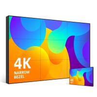 China 55 Inch LCD Splicing Wall with 500cd/m2 Brightness and 1920*1080 Resolution Touch Screen Video Wall Display for sale