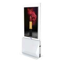 China 55 Inch Transparent LCD Showcase with 1920 x 1080 Resolution and Floor Stand OLED Display for sale