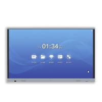 China 65inch Infrared Touch Screen Monitor with 350 cd/m2 Brightness and 20-Point Touch All-In-One Touch Kiosk for sale