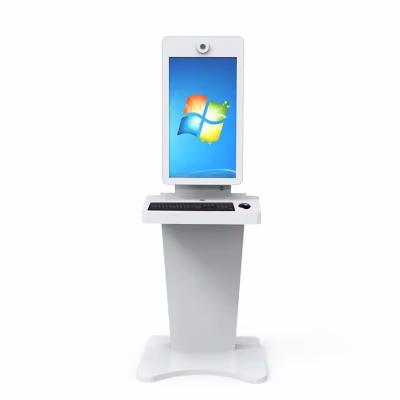 China 32inch Metal Enclosure Touch Screen Digital Kiosk with Windows 10 and Integrated Keyboard Mouse for sale
